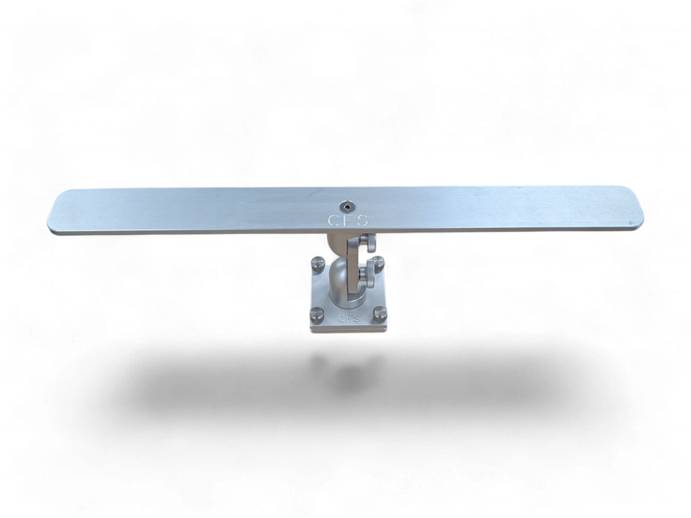 Side-By-Side Dual Articulating Electronics Mount
