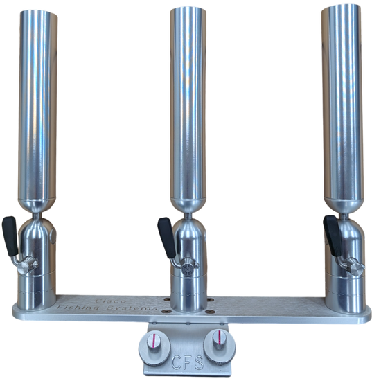 Triple Tube Rod Holder | Adjustable Fishing Rod Holder