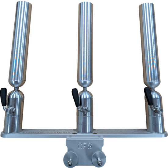 Triple Tube Rod Holder | Adjustable Fishing Rod Holder